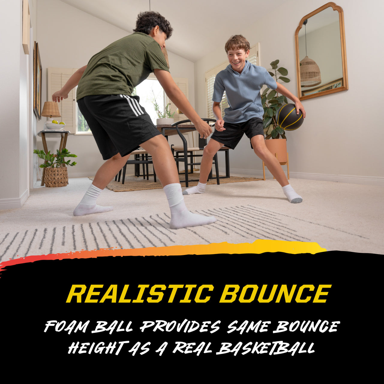 Bashhhketball Pro Silent Basketball – Official Size 7 Foam Basketball ...