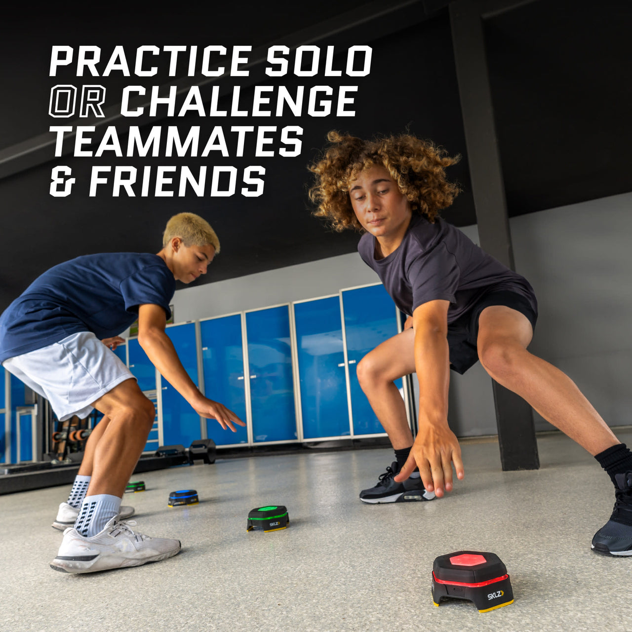 SKLZ Reactive Flash LED Training Pods – Reaction Time, Agility, and ...