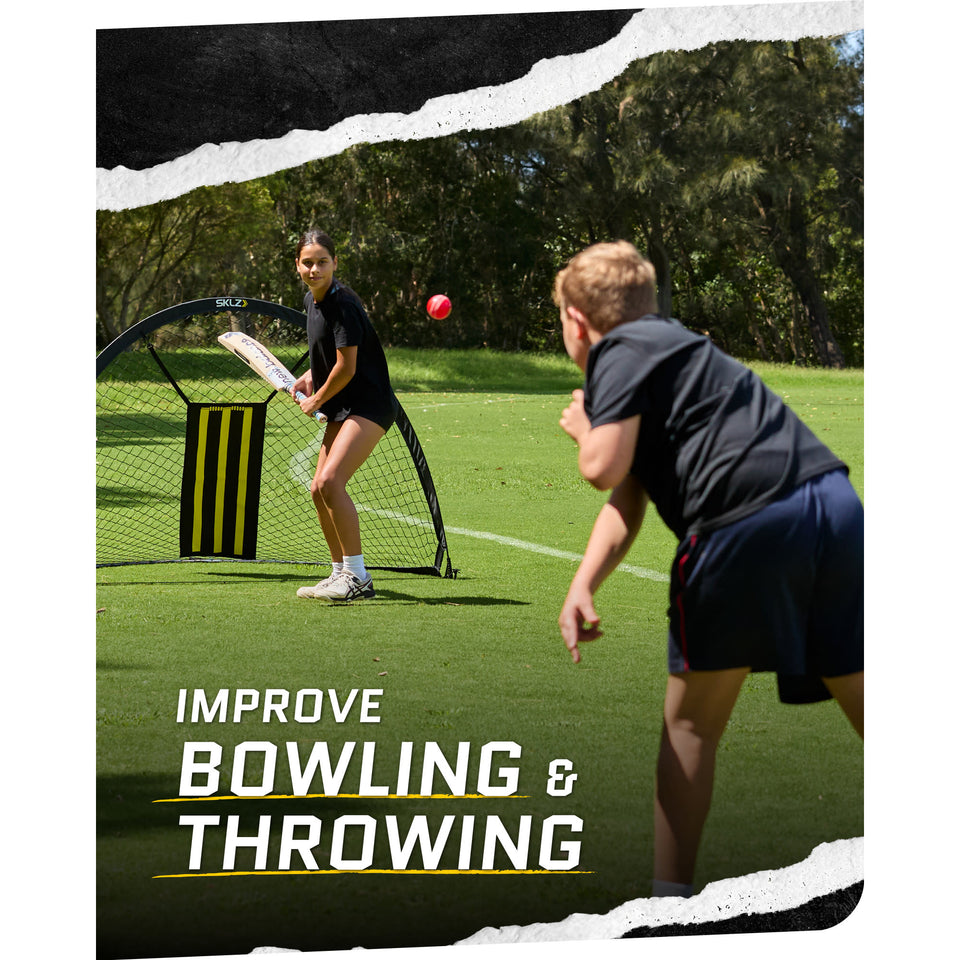 SKLZ Cricket Pop-Up Stumps Net – Portable and Durable 6' (182cm)Cricket ...